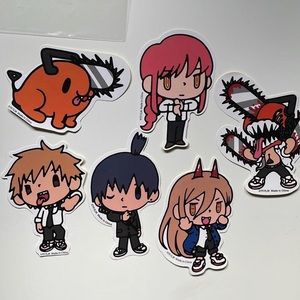 Manga | Design | Chainsaw Man Anime Official Stickers | Poshmark